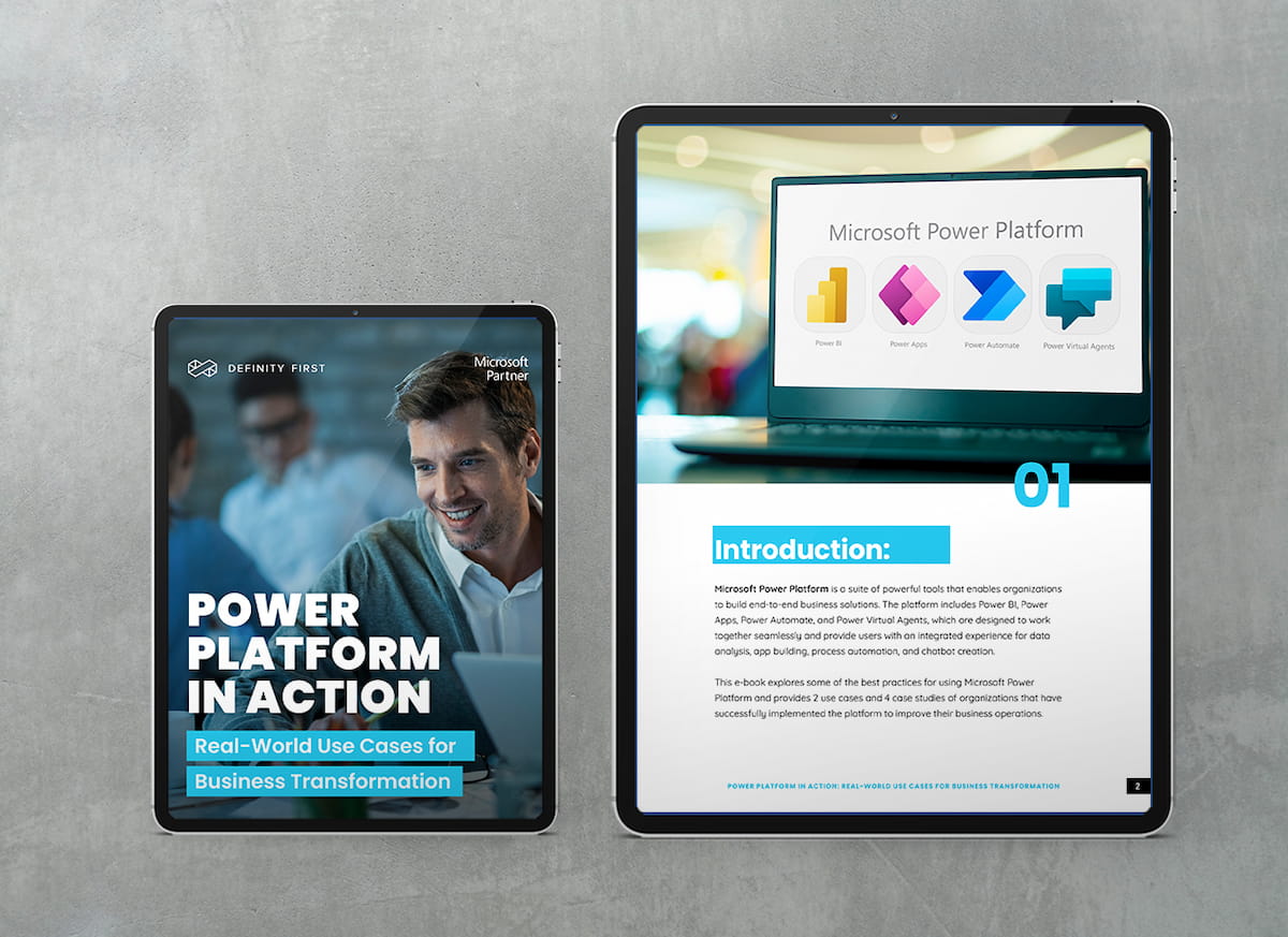 Definity First | Ebook: Power Platform in Action
